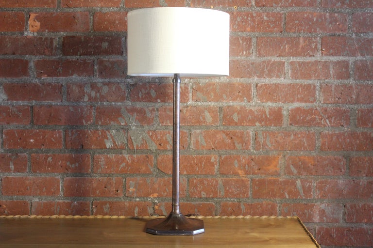 Antique Copper Lamp For Sale at 1stDibs