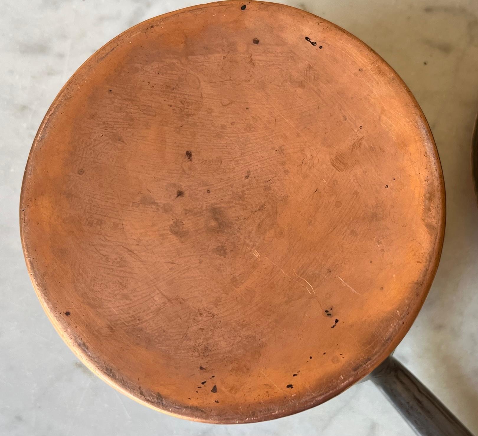 Antique Copper Pot and Lid Set, circa 1850s For Sale at 1stDibs