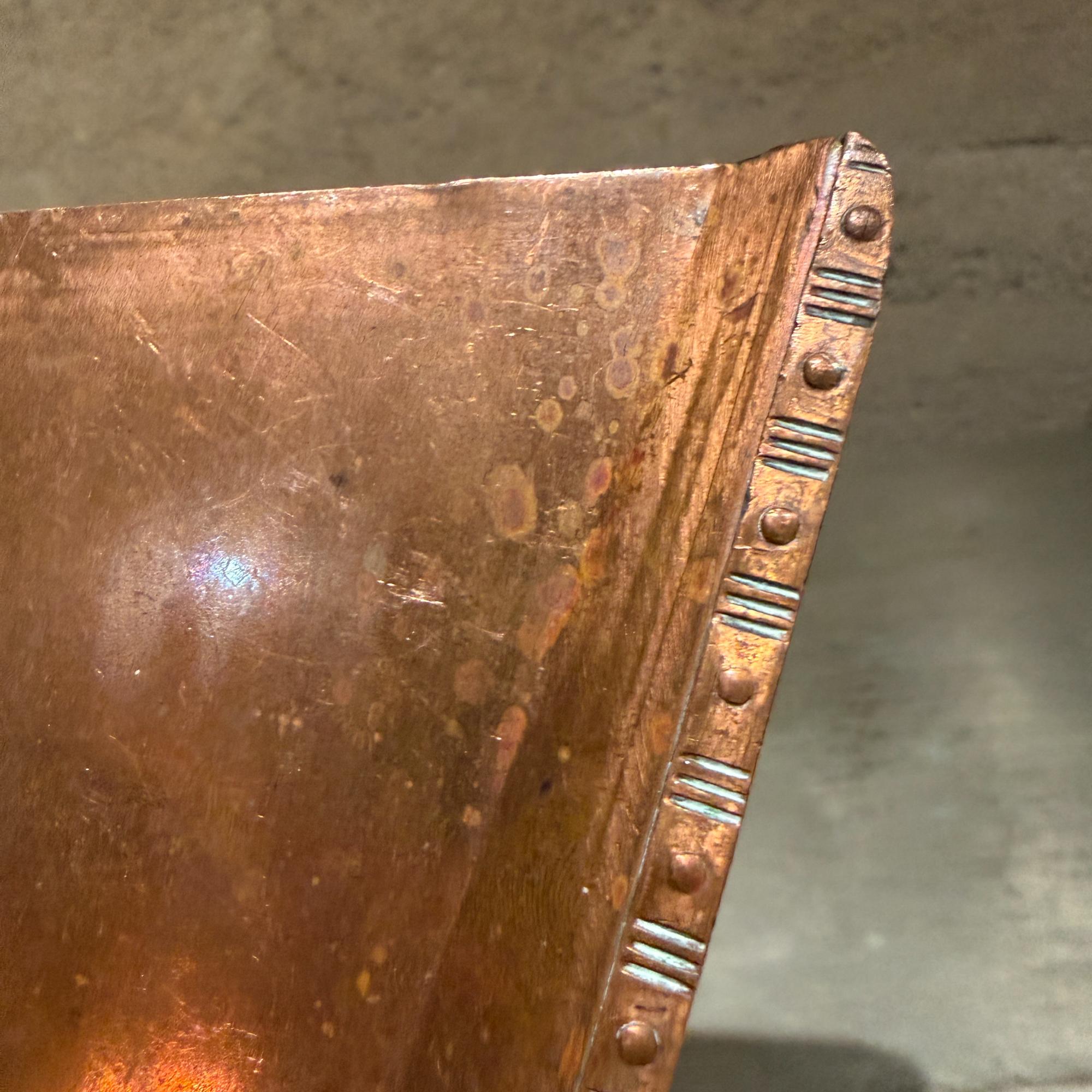 Antique Copper Tray Crafted by Sternauware New York Silent Butler For ...