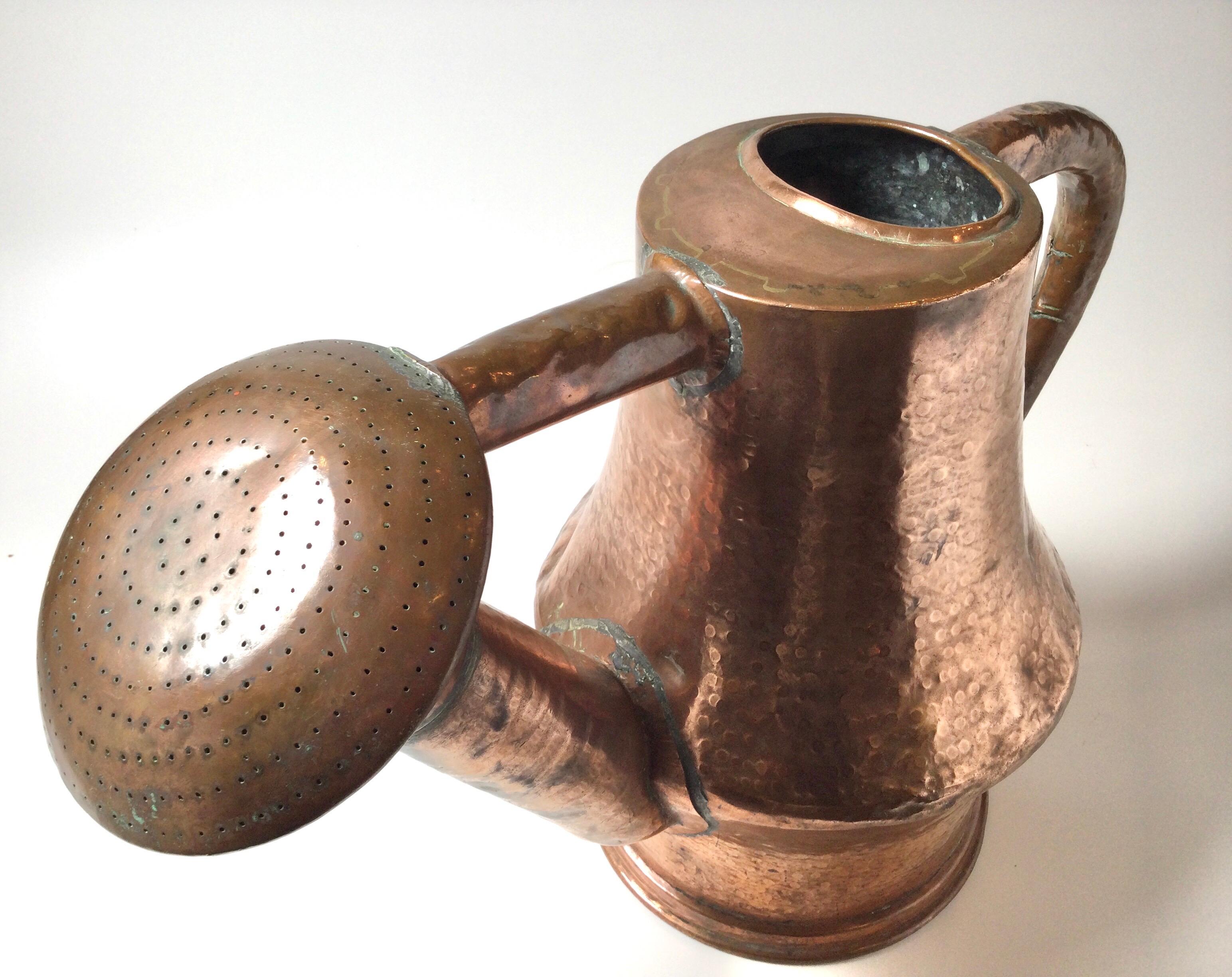 Antique Copper Watering Can, French, 19th Century For Sale at 1stDibs
