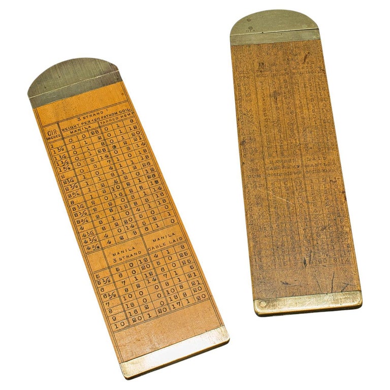 Antique Cordage Gauge Callipers, English, Rope, Cable Measure, Rabone ...