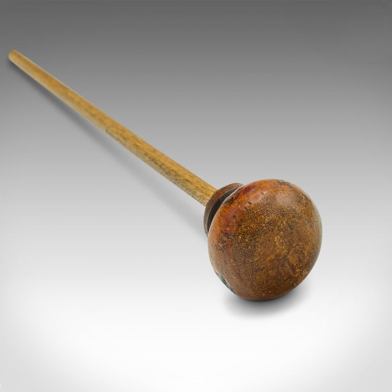 Antique Cornish Pixie Gong, English, Brass, Oak, Dinner Chime ...