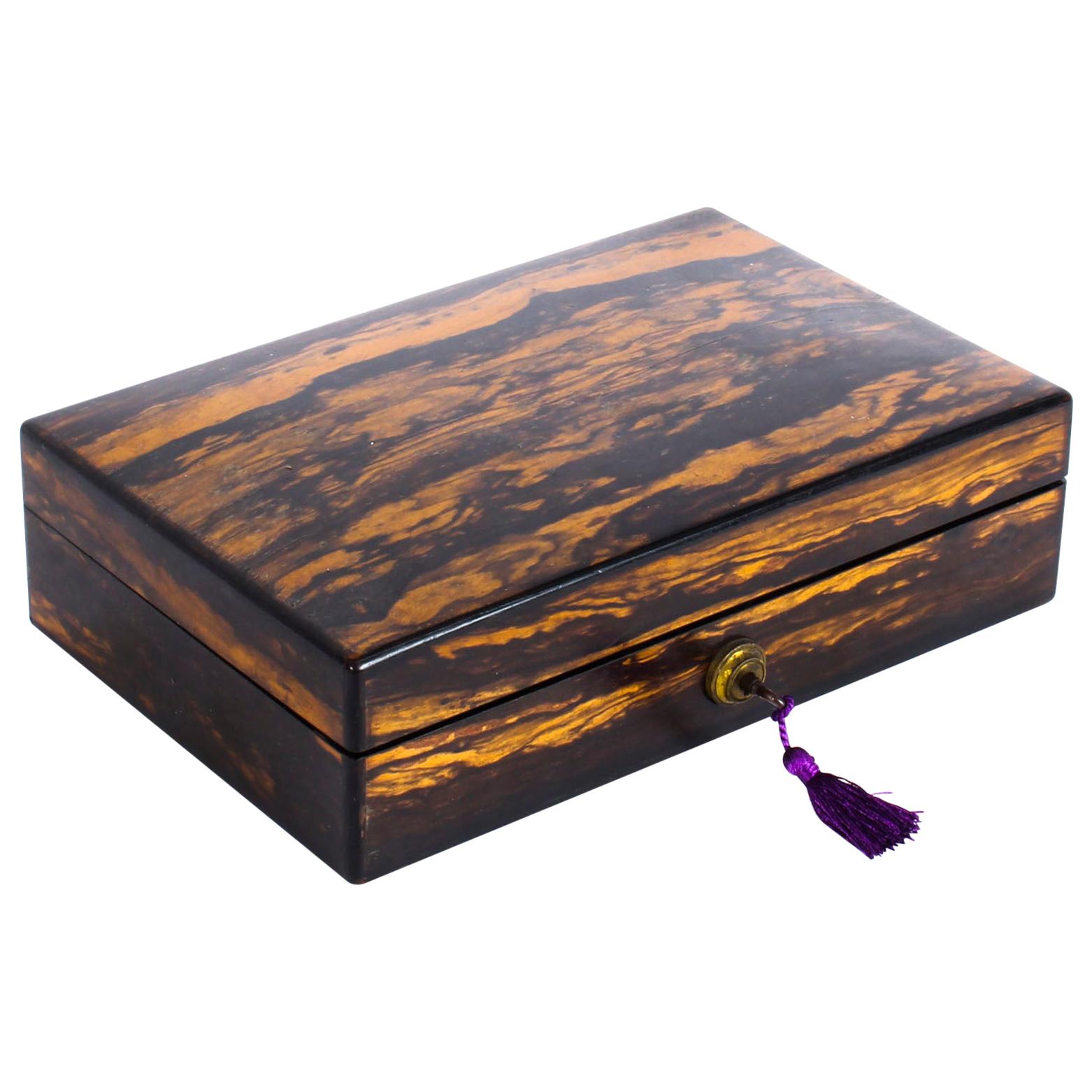 Antique Coromandel Games Box by Chapman Son and Co, London 19th Century ...