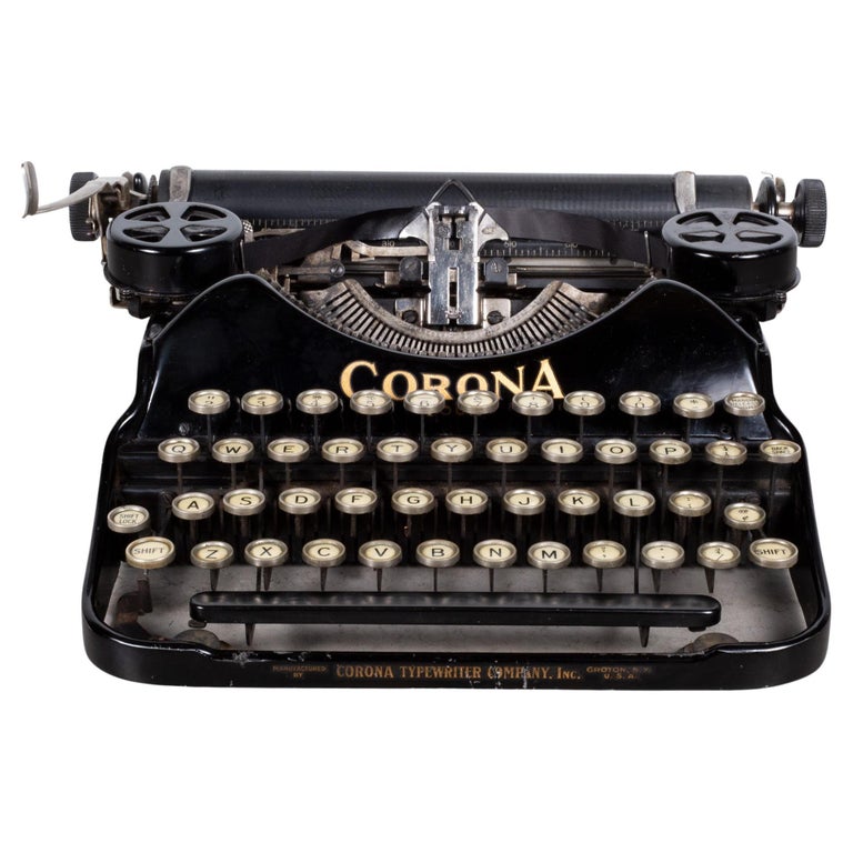 Antique Corona Four Portable Typewriter C.1926 For Sale at 1stDibs