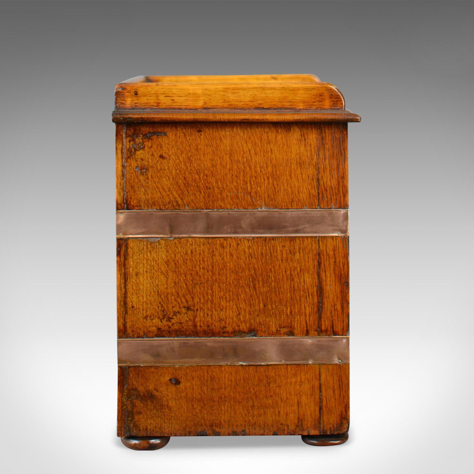 Antique Correspondence Cabinet, Scottish, Victorian, Oak, Specimen ...