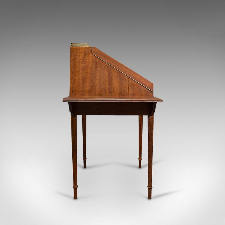 Antique Correspondence Desk, English, Library, Writing Table, Cotswold ...