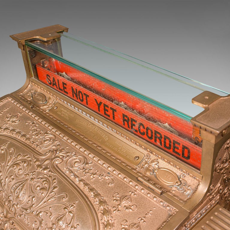 Antique Countertop National Cash Register, American, Bronze, Shop ...