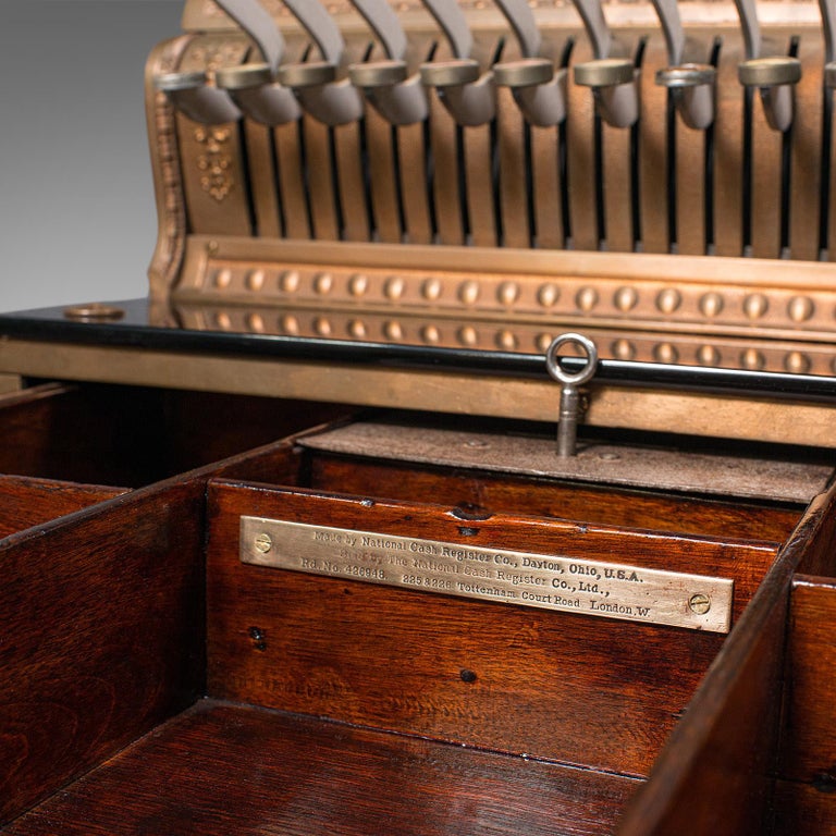 Antique Countertop National Cash Register, American, Bronze, Shop ...