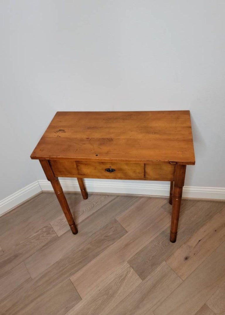 Antique Country European Pine Farmhouse Work Table at 1stDibs