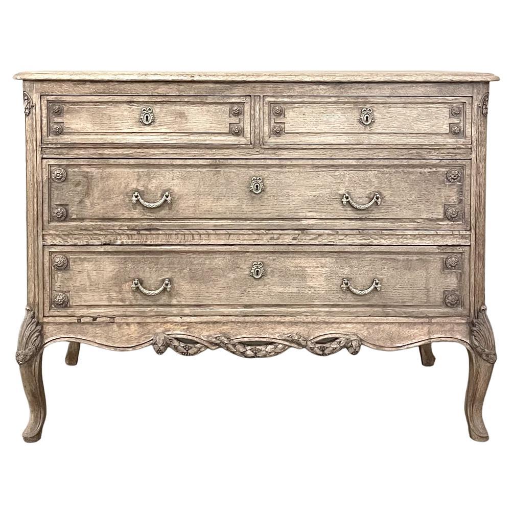 Antique French Commode in White Oak that Disassembles Completely at ...