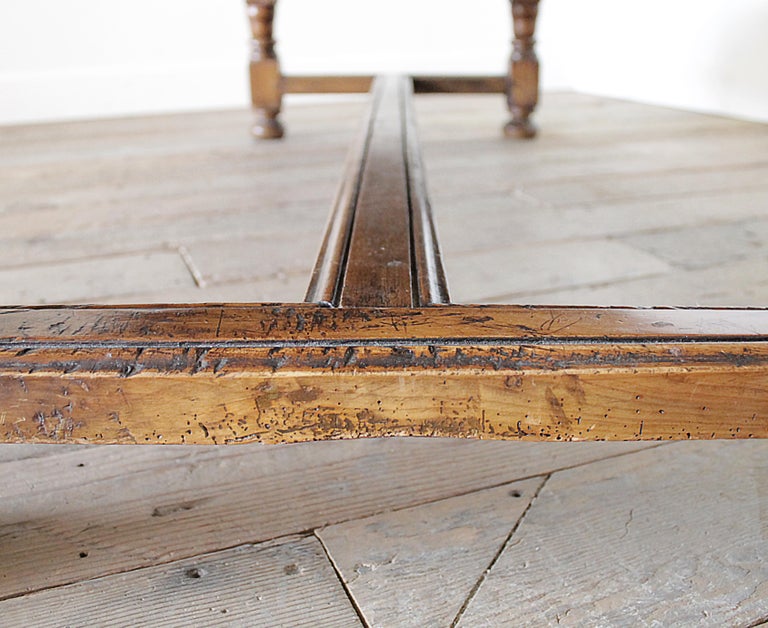 Antique Country French Farm Coffee Table with 2 Drawers at 1stDibs ...