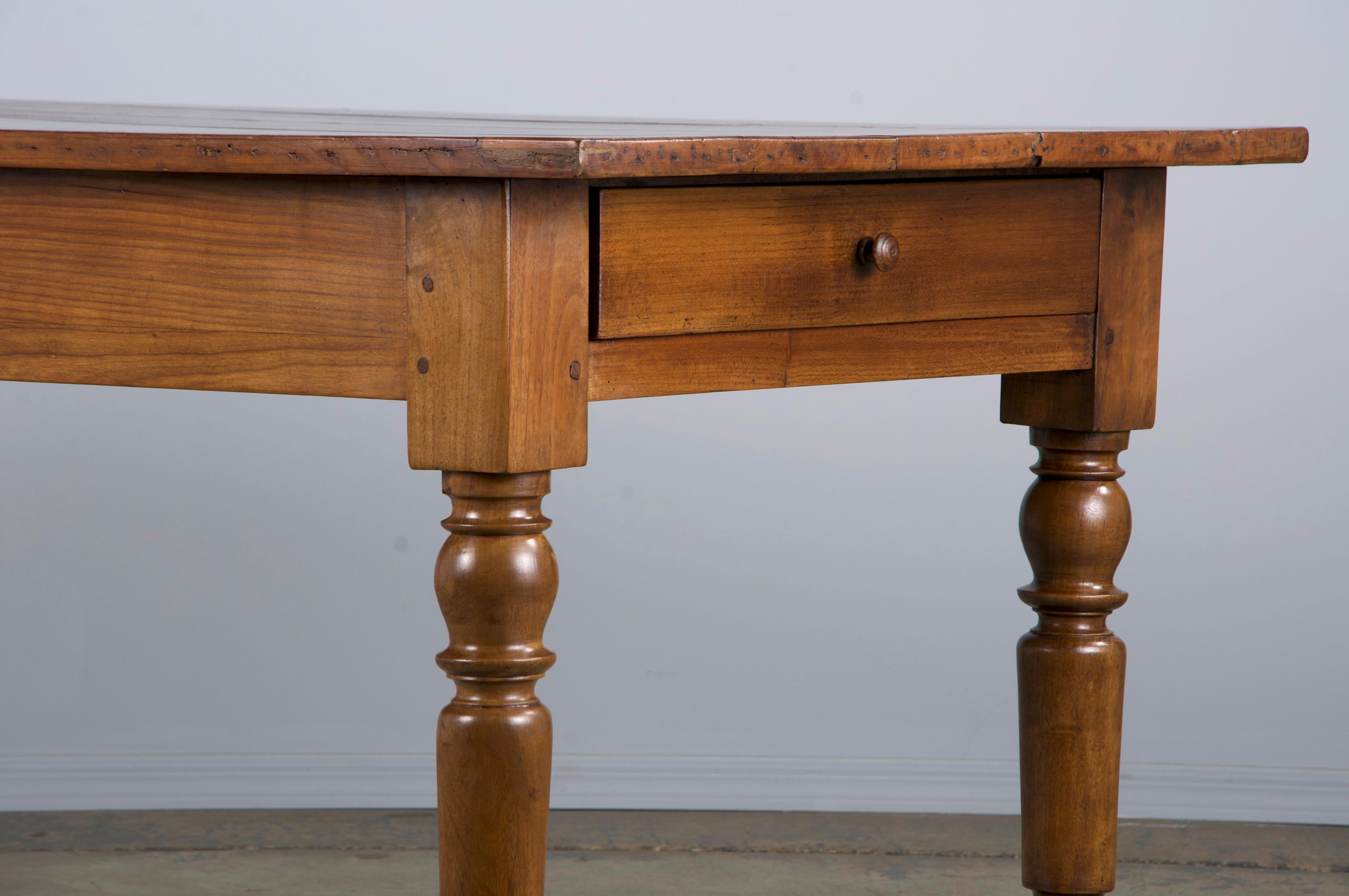 Antique Country French Louis Philippe Style Provincial Walnut Dining ...