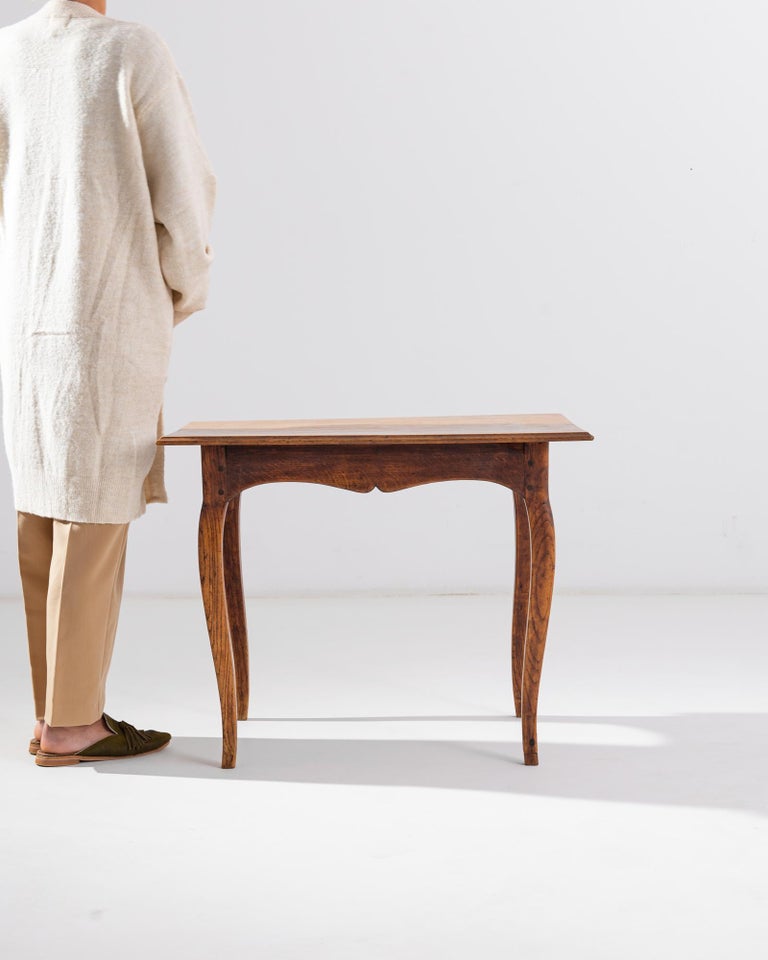 Antique Country French Oak Side Table For Sale at 1stDibs