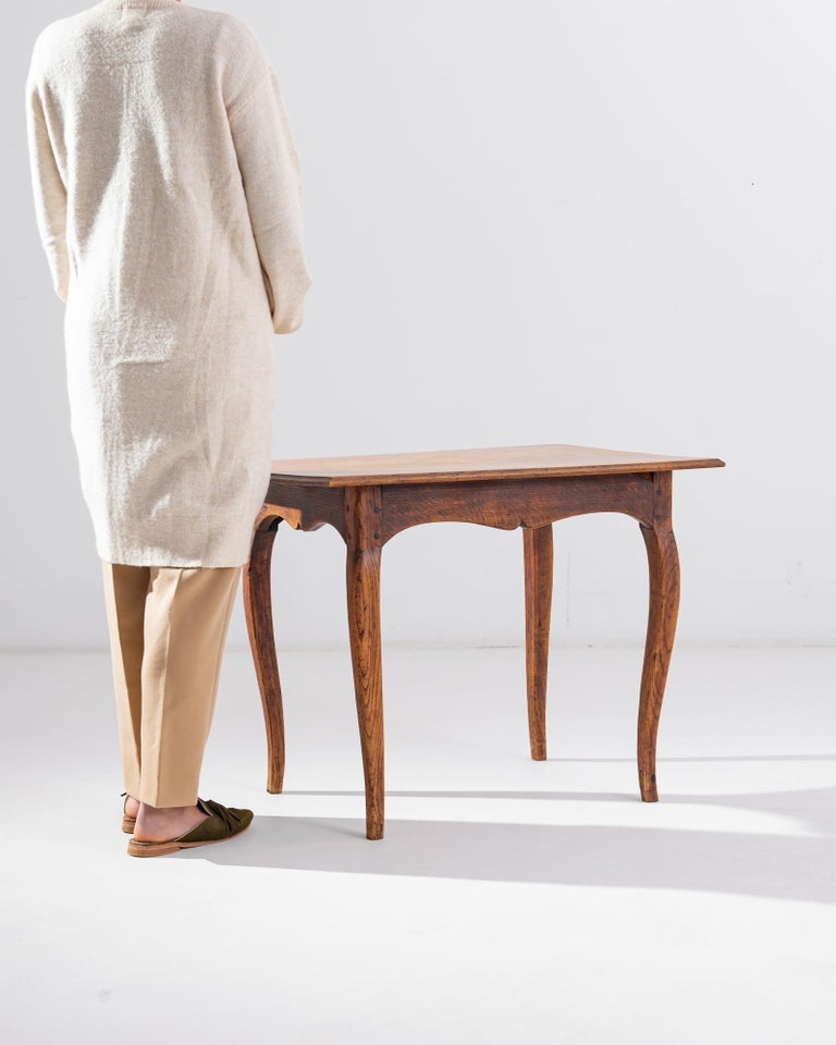 Antique Country French Oak Side Table For Sale at 1stDibs