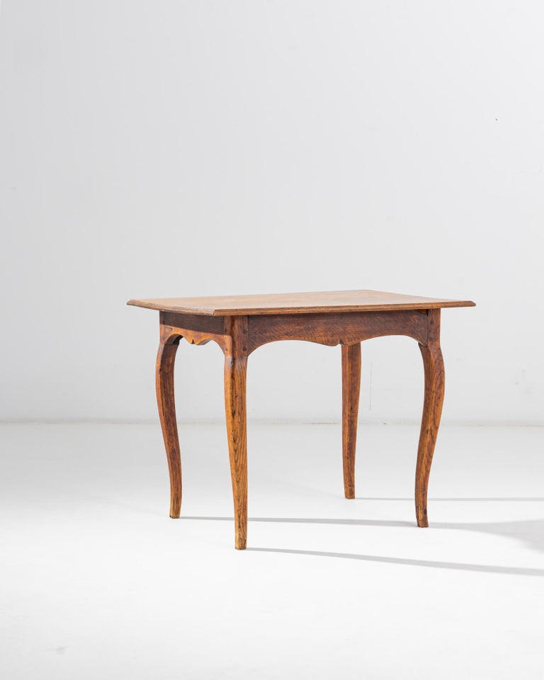 Antique Country French Oak Side Table For Sale at 1stDibs
