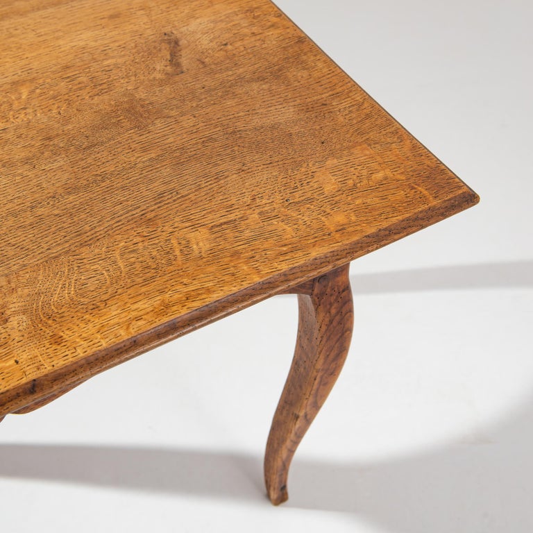 Antique Country French Oak Side Table For Sale at 1stDibs