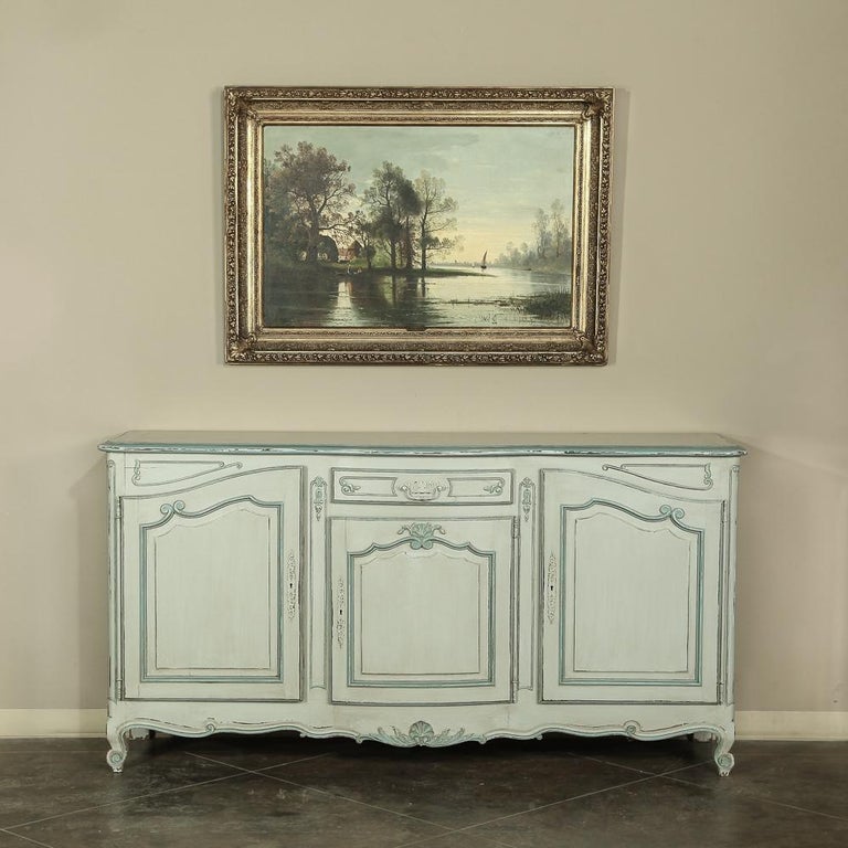 Antique Country French Painted Buffet at 1stDibs