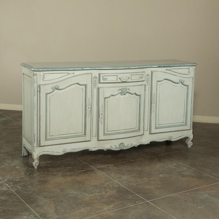 Antique Country French Painted Buffet at 1stDibs