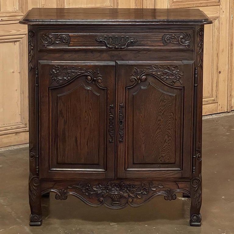 Antique Country French Petite Buffet For Sale at 1stDibs