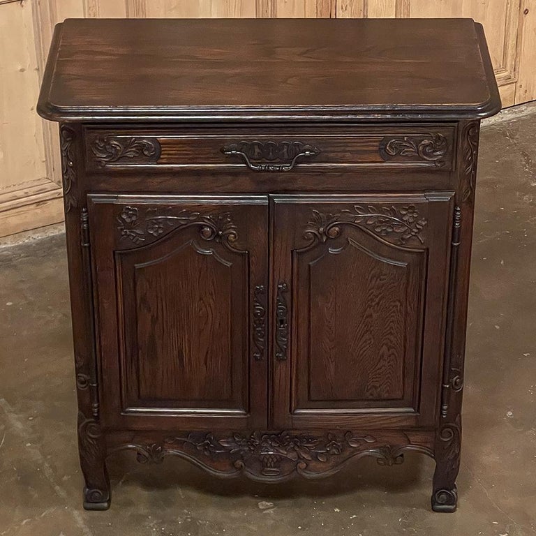 Antique Country French Petite Buffet For Sale at 1stDibs