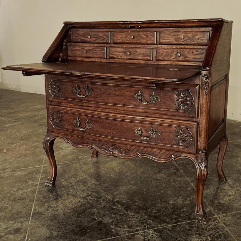 Antique Country French Secretary For Sale at 1stDibs
