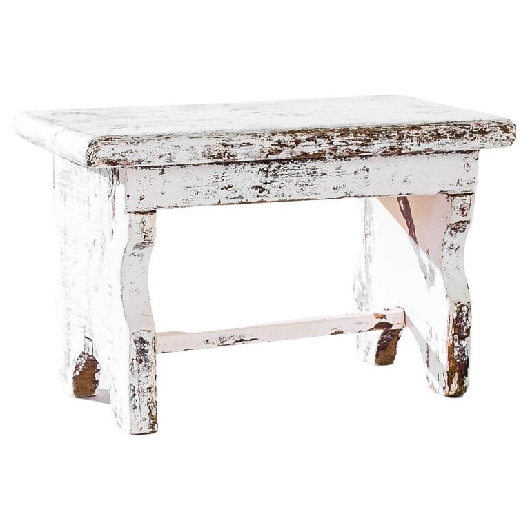 Antique Country French Stool at 1stDibs