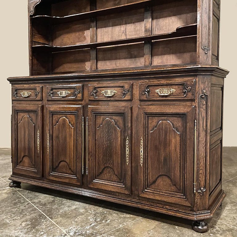 Antique Country French Vaisselier ~ Buffet For Sale at 1stDibs