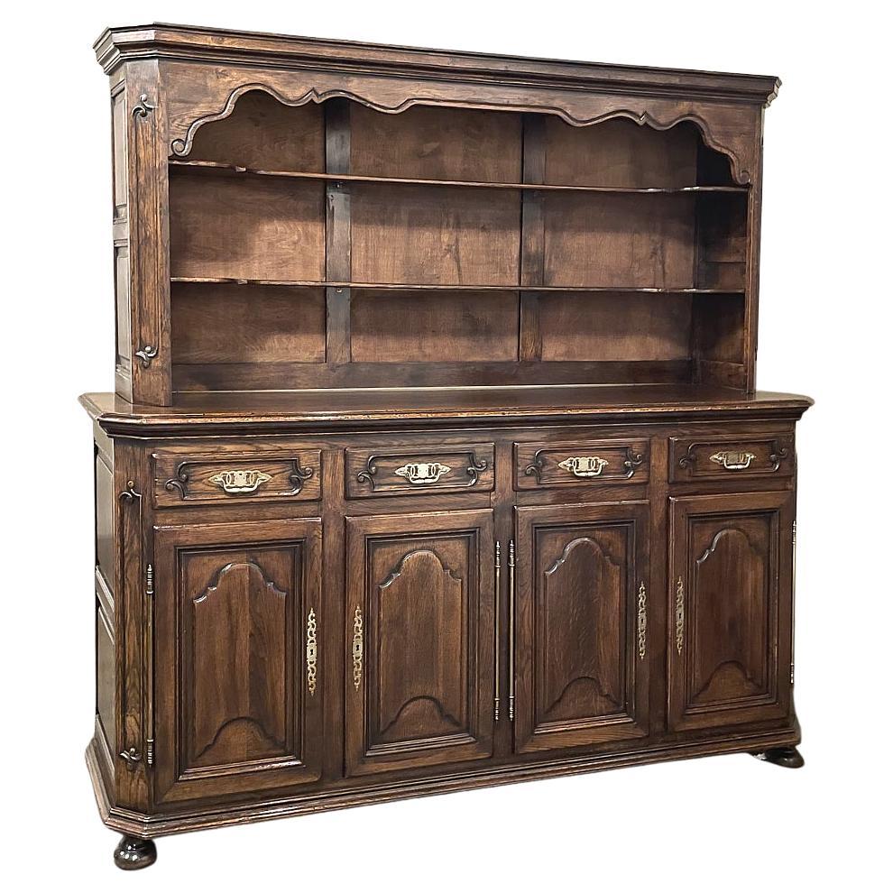 Antique Country French Fruitwood Buffet at 1stDibs