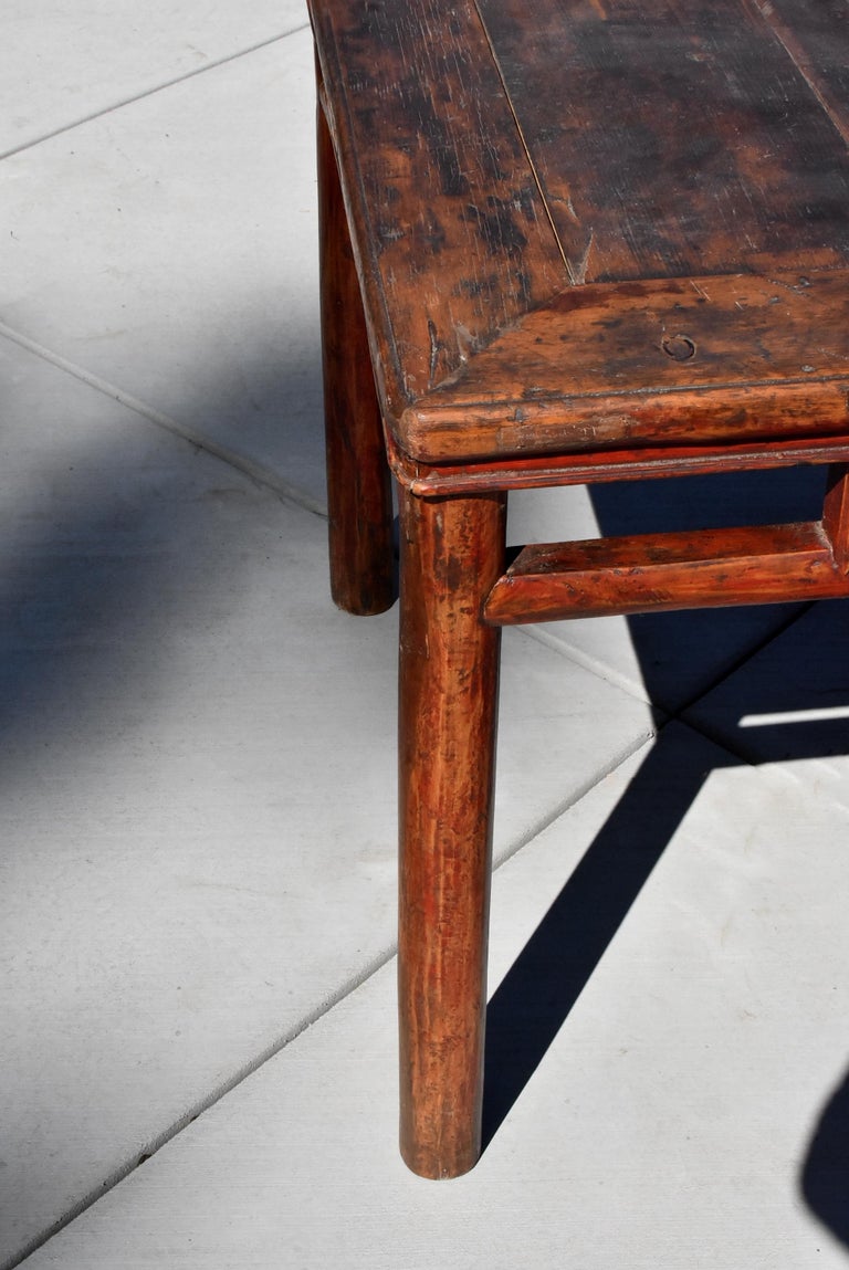 Antique Country Game Table, Rustic Asian Square Table at 1stDibs ...