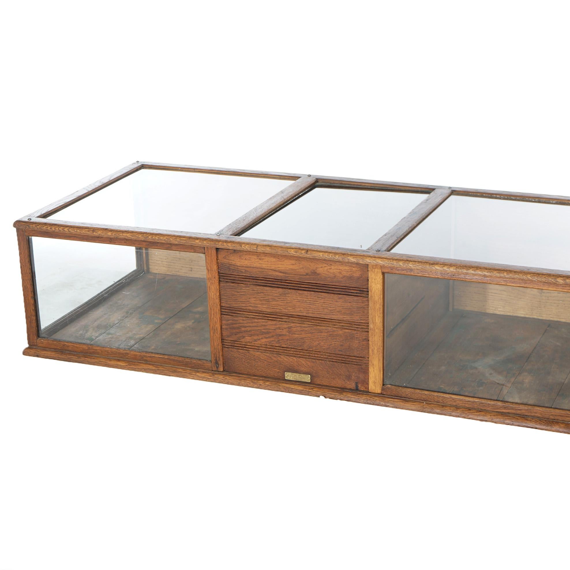 Antique Country Store Cash Register Table Top Showcase by Sun Mfg c1900 ...