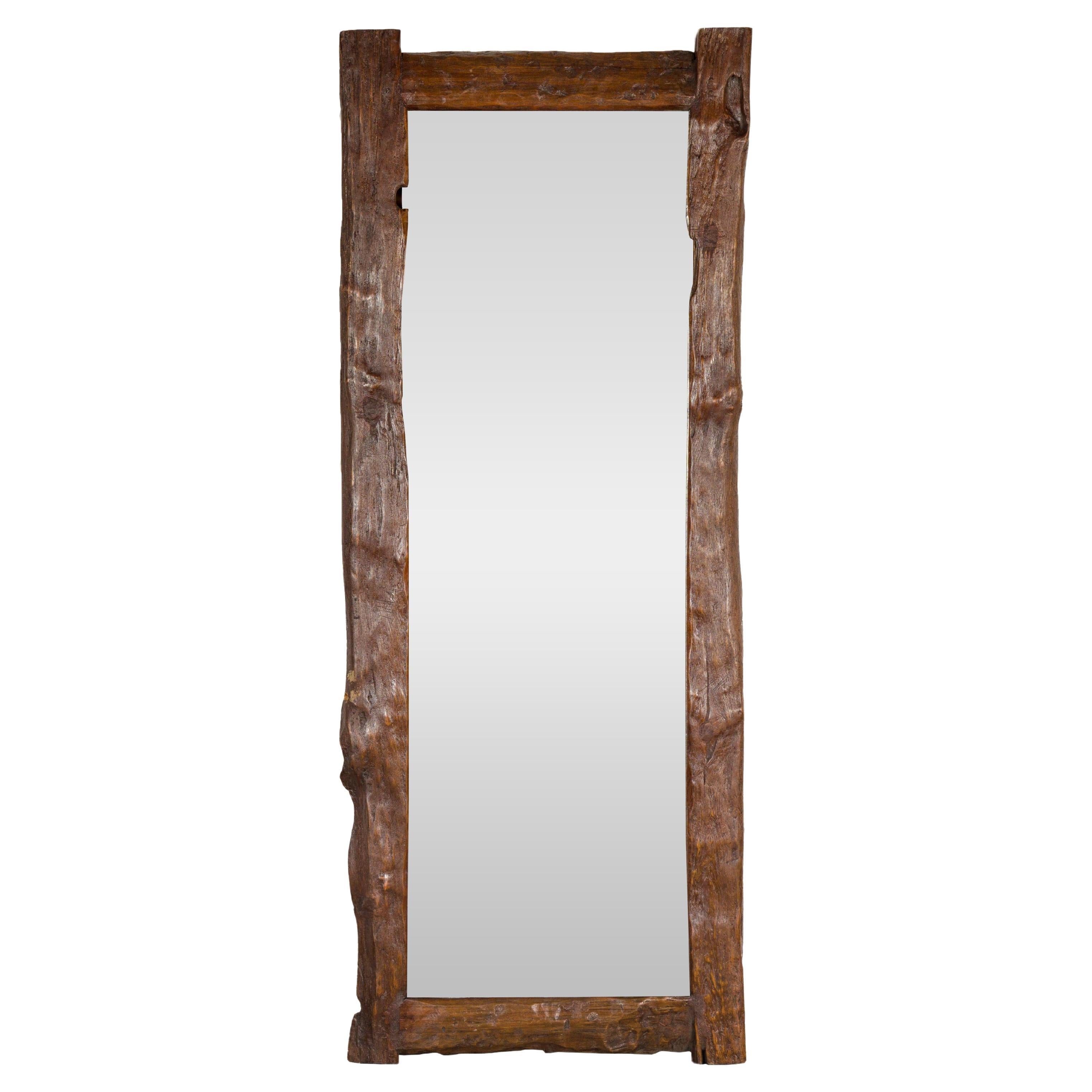 Antique Country Style Driftwood Made into Full Length Mirror, Rustic ...