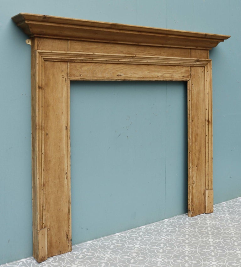 Antique Country Style Timber Fire Mantel For Sale at 1stDibs