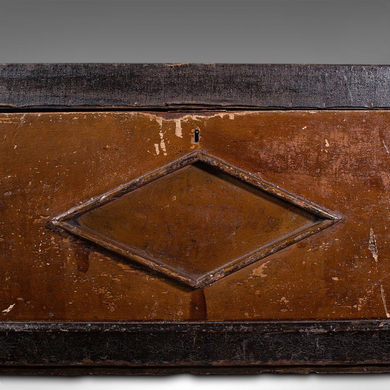 Antique Craftsman's Trunk, English, Carpentry, Maritime, Tool Chest ...