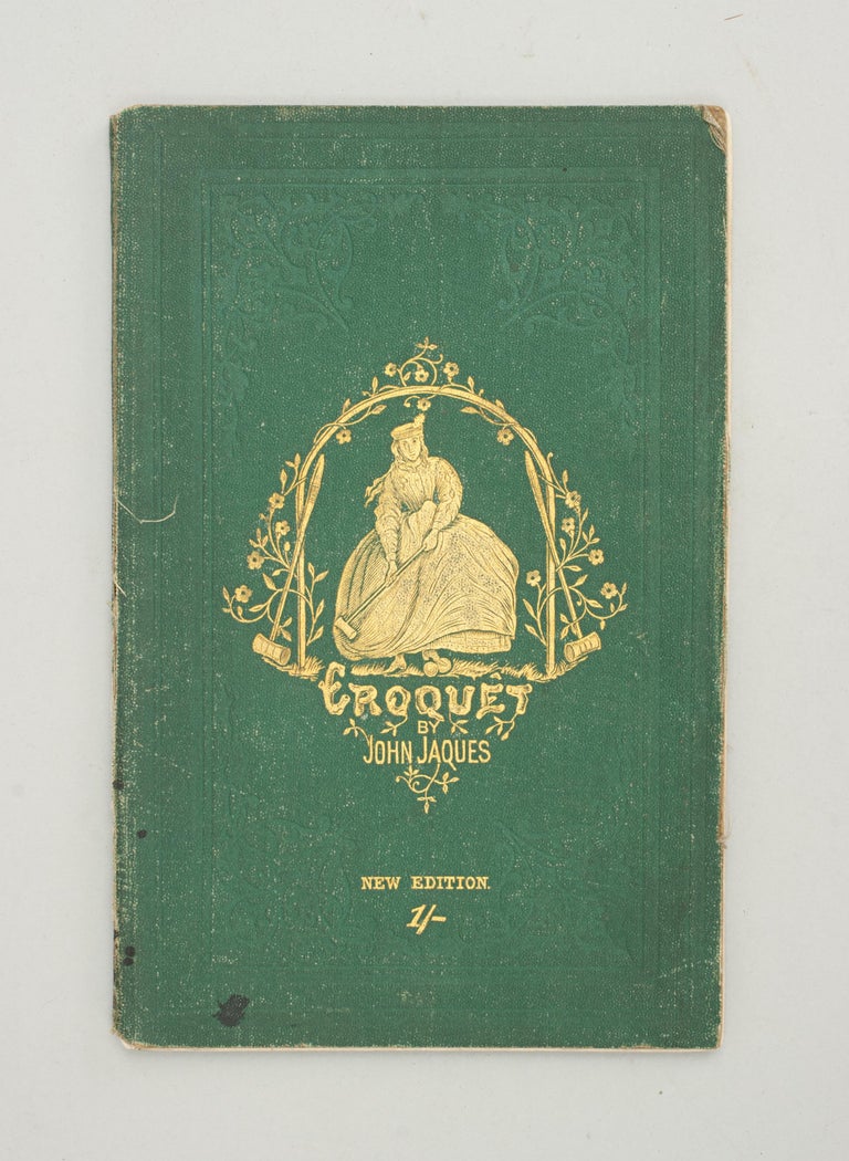 Antique Croquet Rules Book, Croquet by Jacques For Sale at 1stDibs