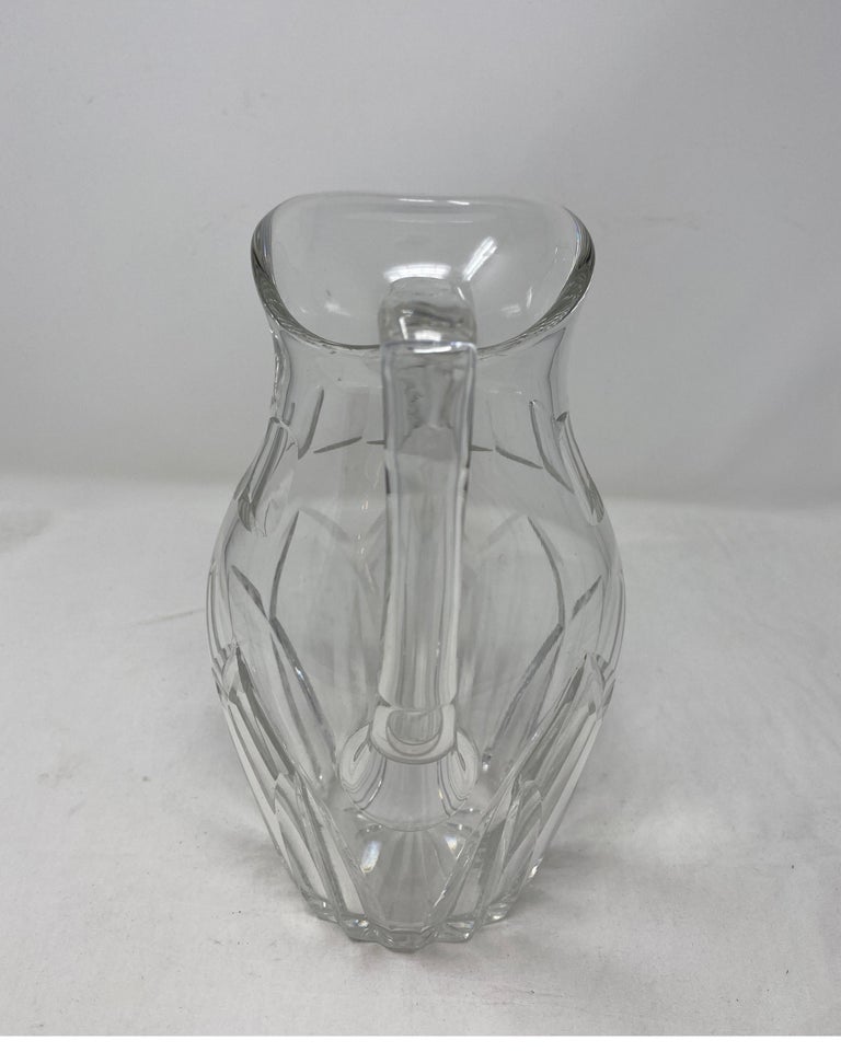 Antique Crystal Pitcher For Sale at 1stDibs | vintage crystal pitcher ...