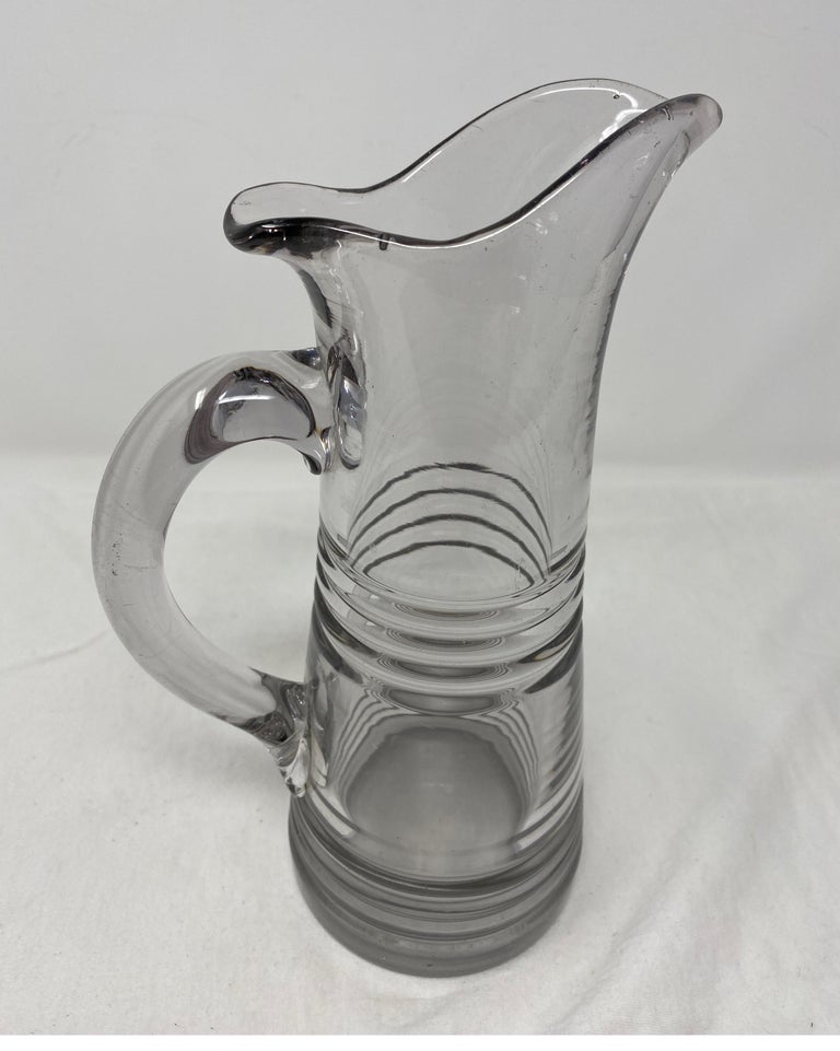 Antique Crystal Pitcher For Sale at 1stDibs
