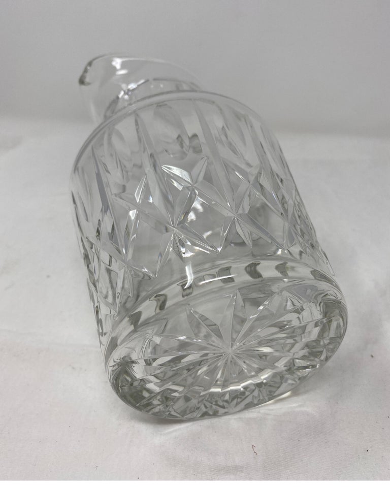 Antique Crystal Pitcher For Sale at 1stDibs