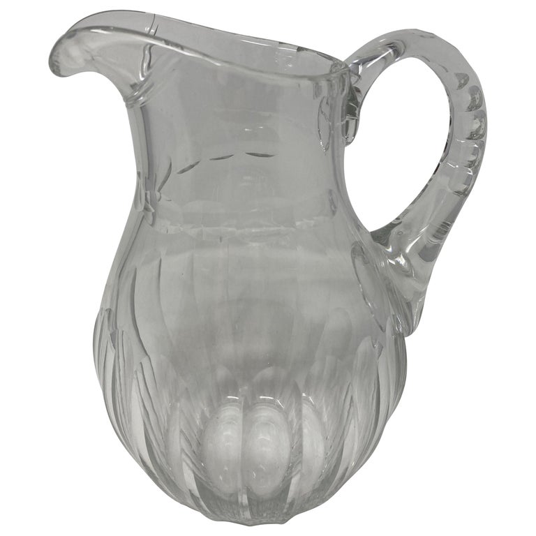 Antique Crystal Pitcher For Sale at 1stDibs