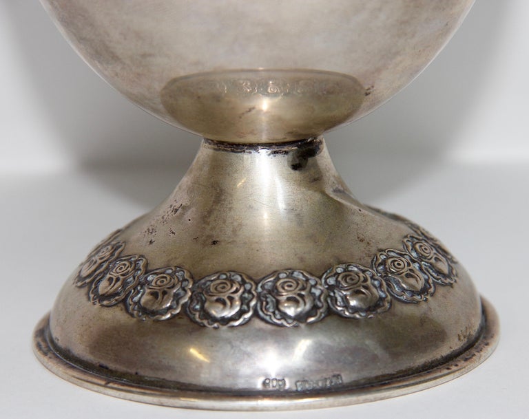 Antique Cup, Mug, "Hazorfim" 800 Silver, Judaica, Hebrew For Sale at ...