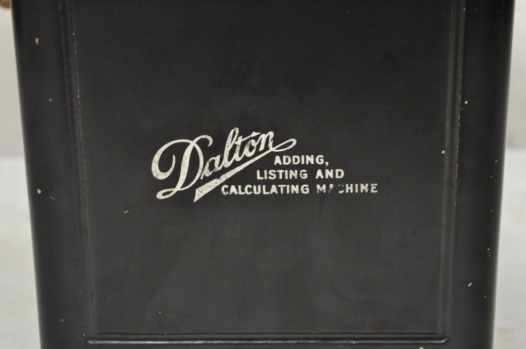 Antique Dalton Adding Machine Calculator Model 70607 Pat. 1912 at ...