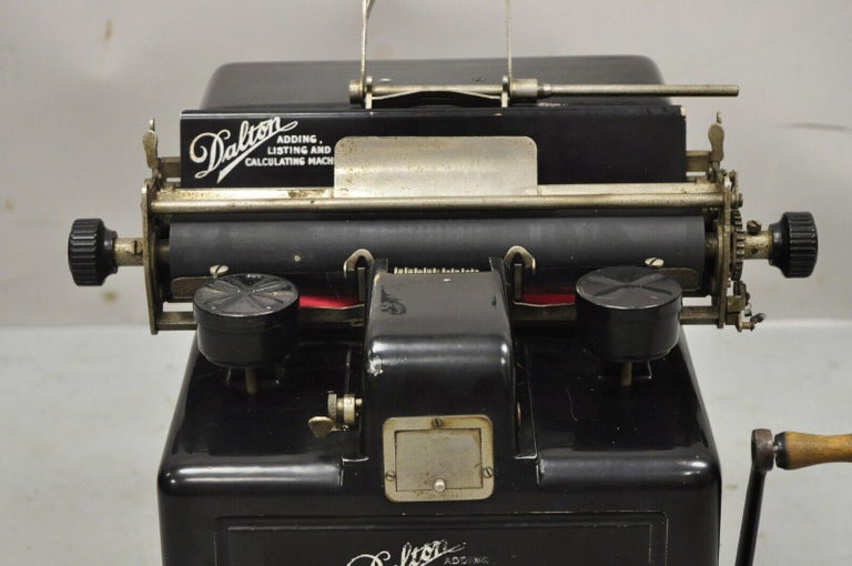Antique Dalton Adding Machine Calculator Model 70607 Pat. 1912 at ...