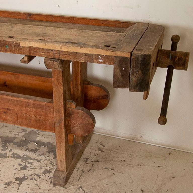 Antique Danish Carpenter's Workbench at 1stDibs