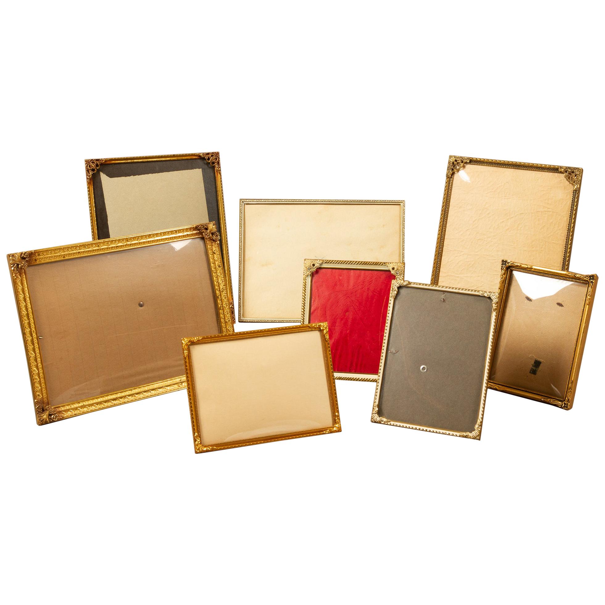 Antique Danish Picture Frames, Set of 8 at 1stDibs