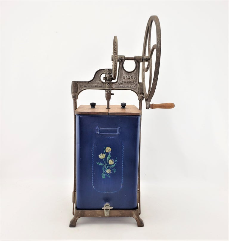 Antique Dazey Commercial Industrial Churn or Mixer with Toleware ...