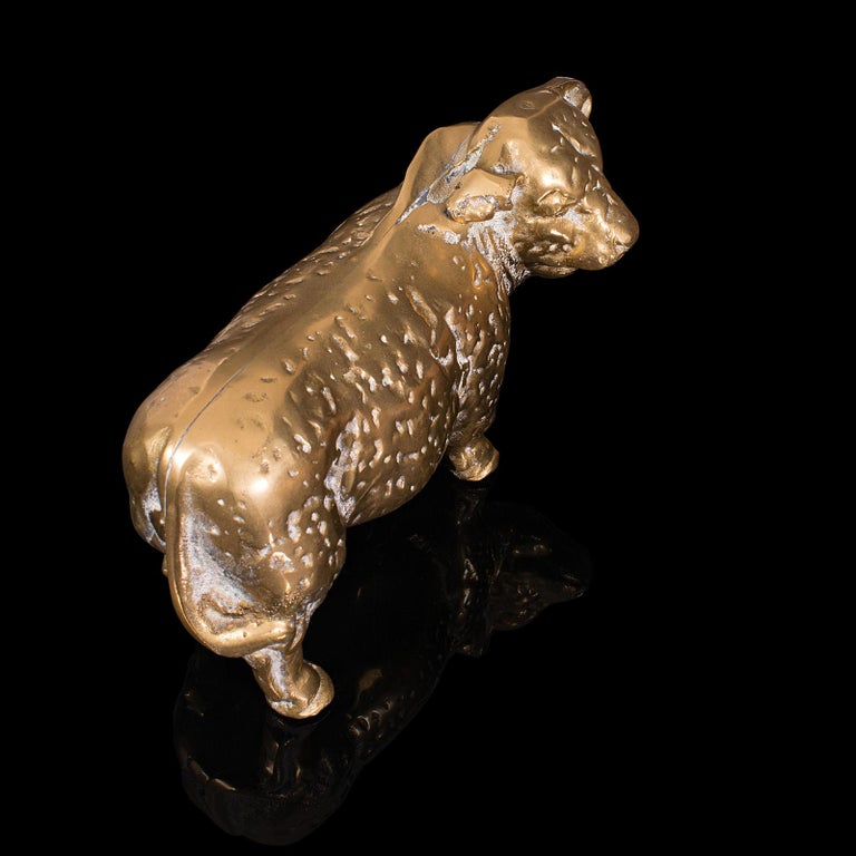 Antique Decorative Bull Figure, English, Brass, Desk, Display Statue ...