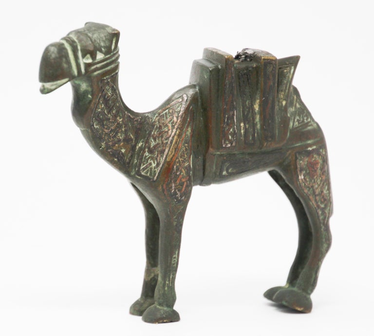 1920 Cast Bronze Camel Sculpture For Sale at 1stDibs
