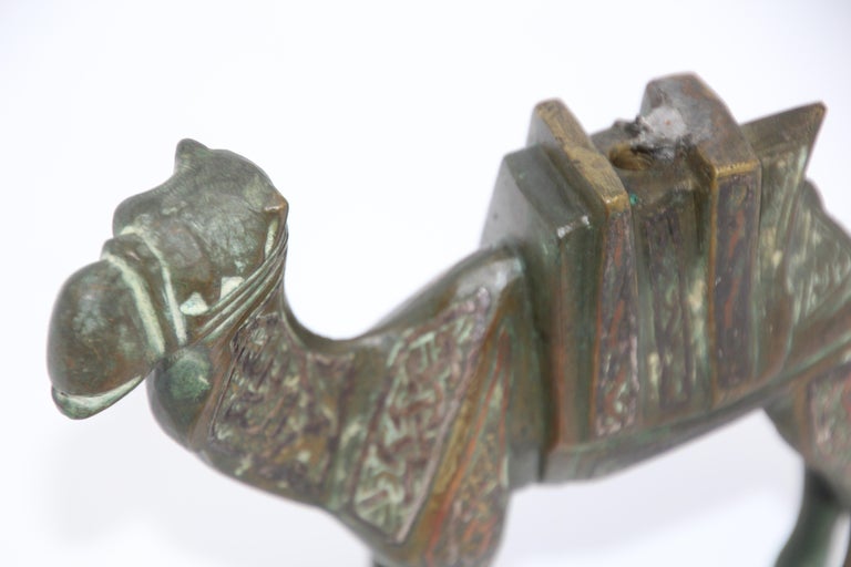 1920 Cast Bronze Camel Sculpture For Sale at 1stDibs