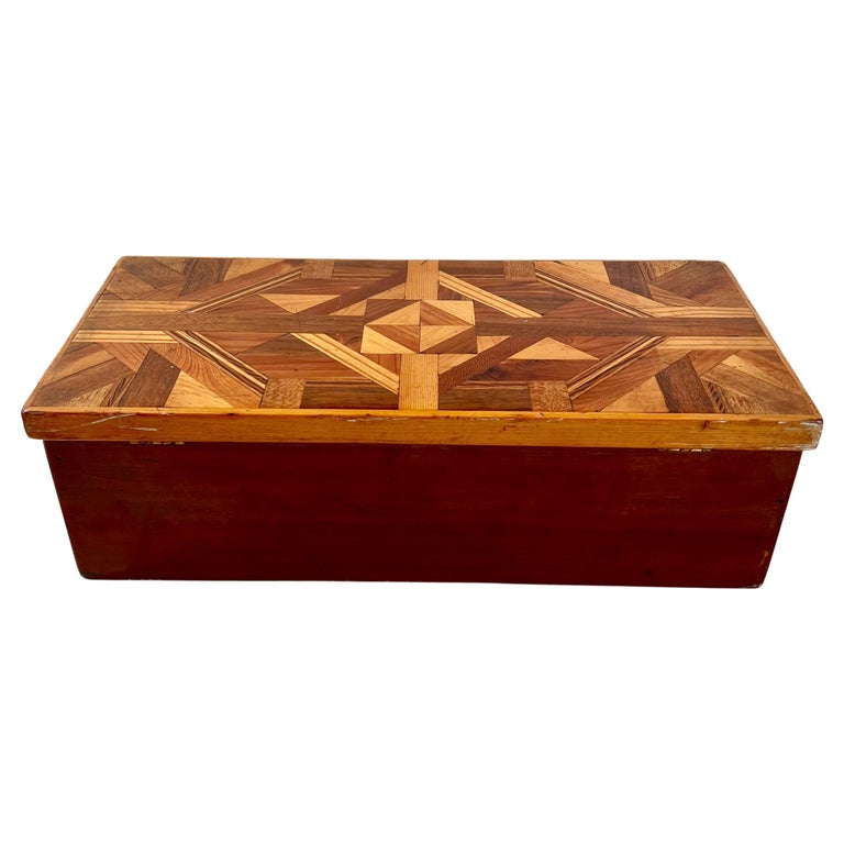 Antique Decorative Frank Lloyd Wright style Jewelry Box, circa 1930s at ...