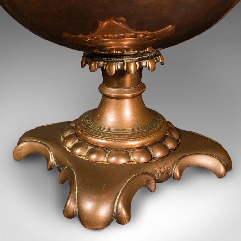 Antique Decorative Jardiniere, English, Copper, Planter, Art Nouveau ...