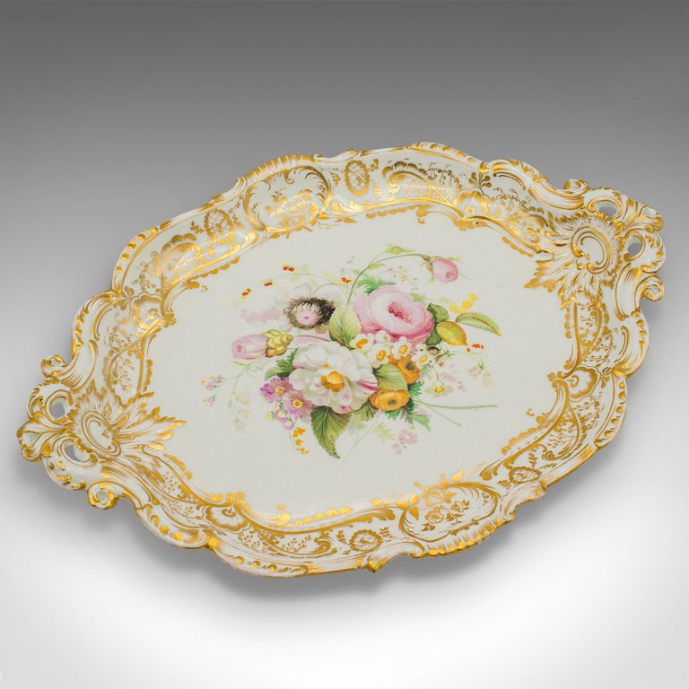 Antique Decorative Platter, English, Ceramic, Serving Dish, Late ...